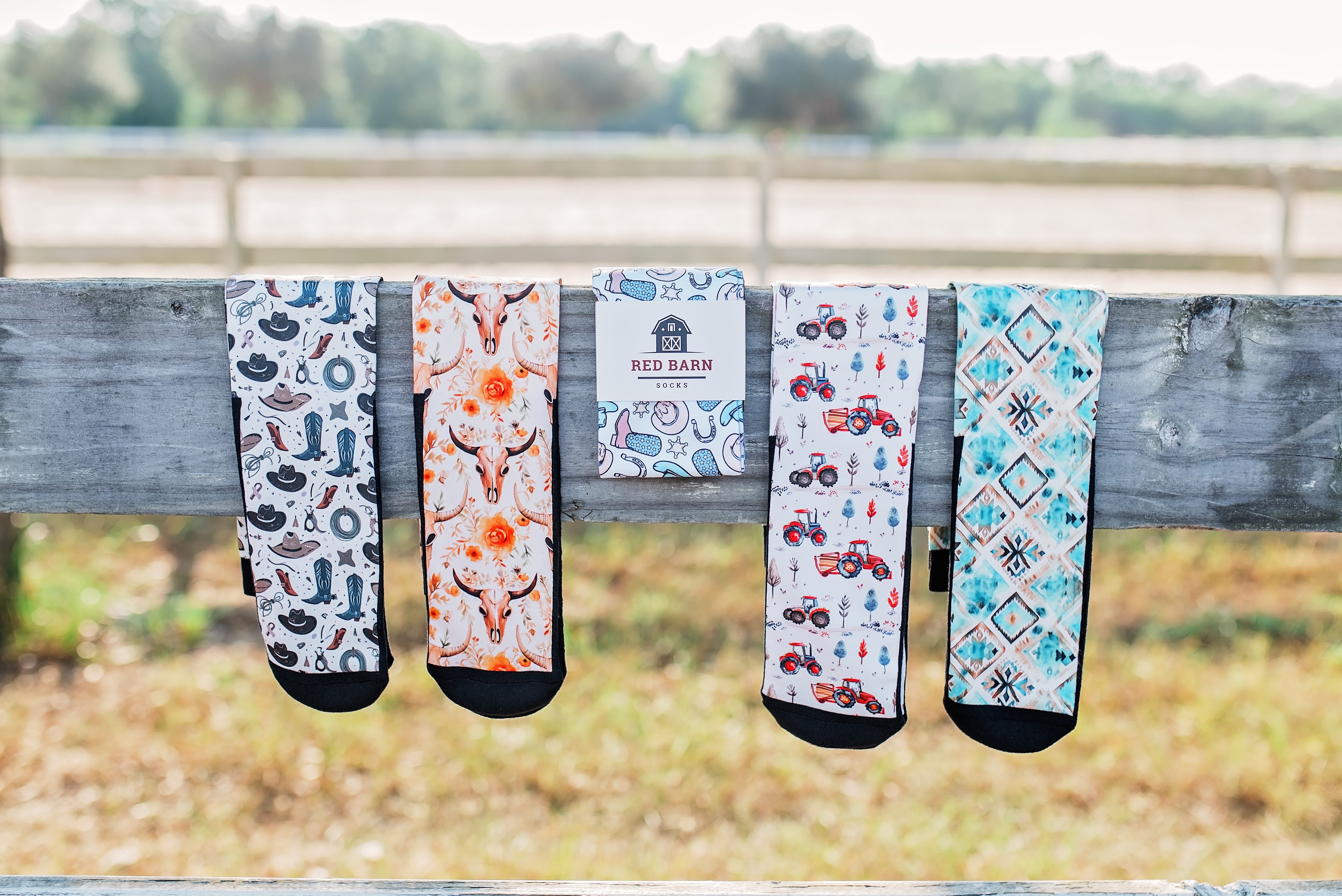 The Ranch Collection – Red Barn Socks
