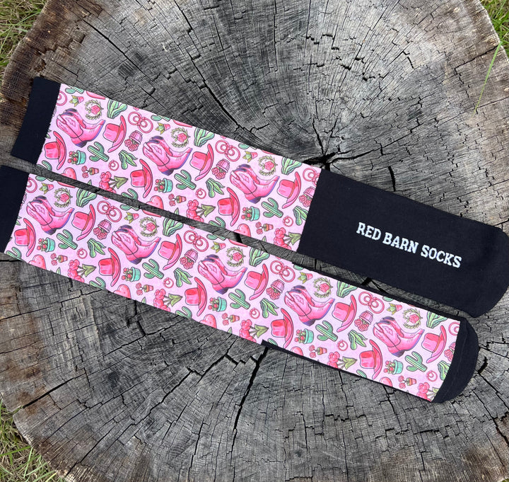 Red Barn Socks - Premium Western Boot Socks for All-Day Comfort