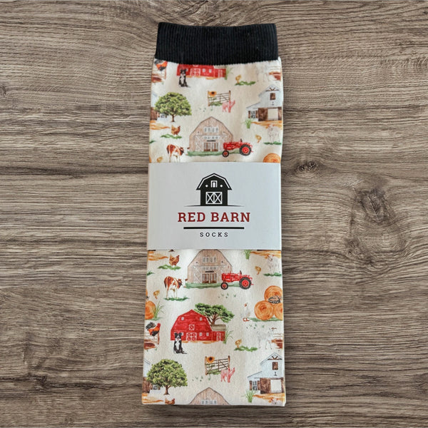 Farm Life – Red Barn Socks