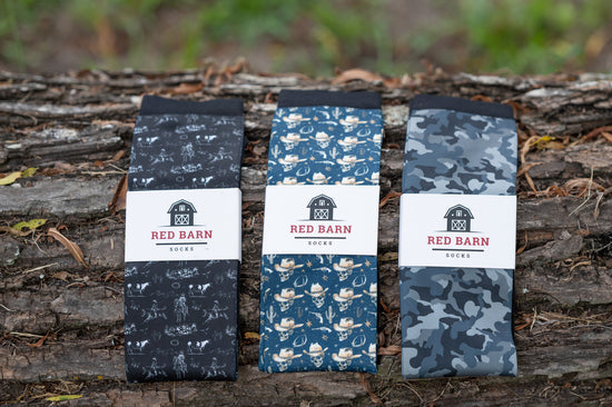 Red Barn Socks - Premium Western Boot Socks for All-Day Comfort